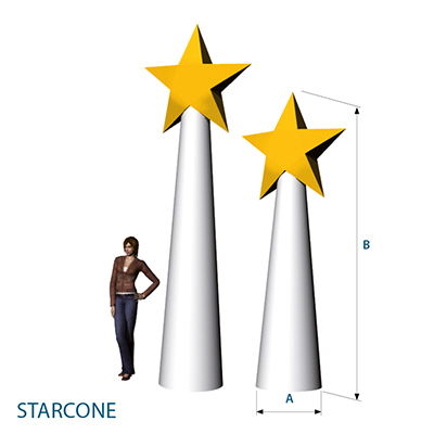 Inflatables easy STARCONE - Agentur Rindle - Trends for Events ...